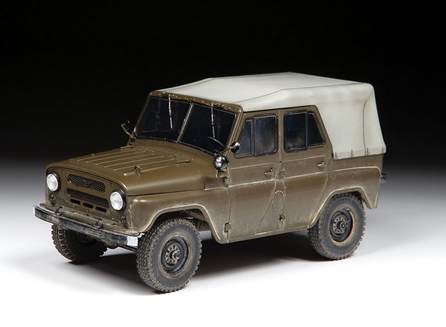UAZ-469 Radziecki wojskowy SUV 1:35 Zvezda 3629 | TOP Hobby | sklep ...